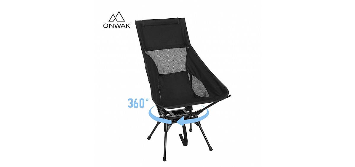 360° Rotating High Back Moon Chair